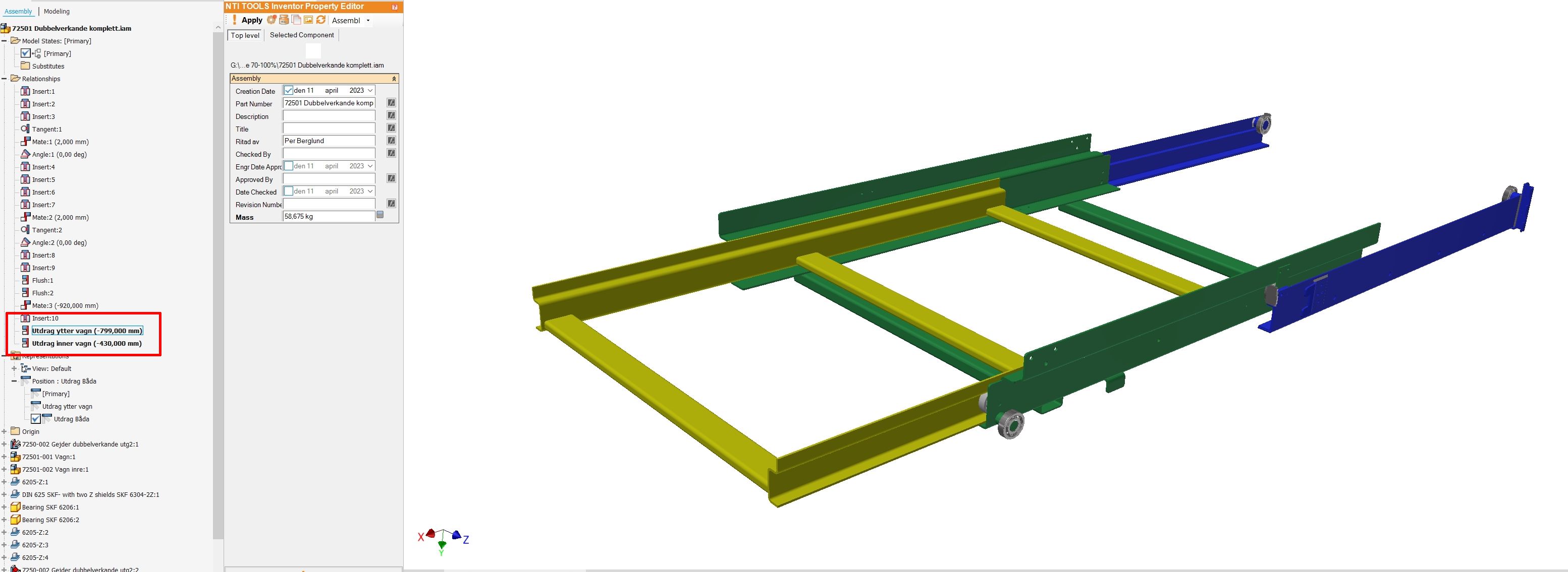 Drive out telescopic parts - Autodesk Community