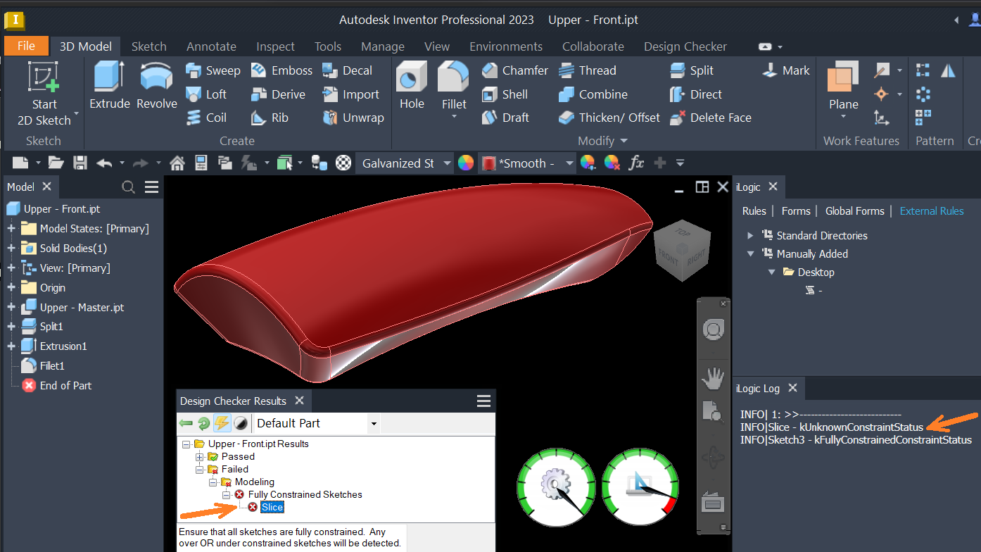 Inventor API : How to find sketch fully constrained using VB.net - Autodesk Community