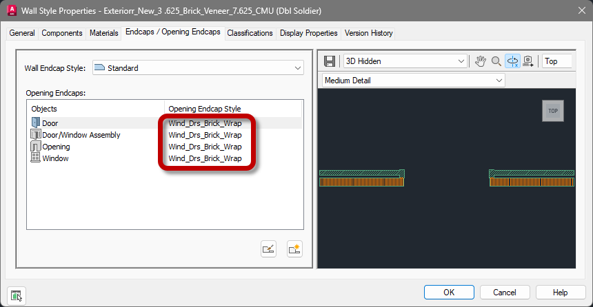 Solved: Wall opening endcaps doing something weird - Autodesk Community