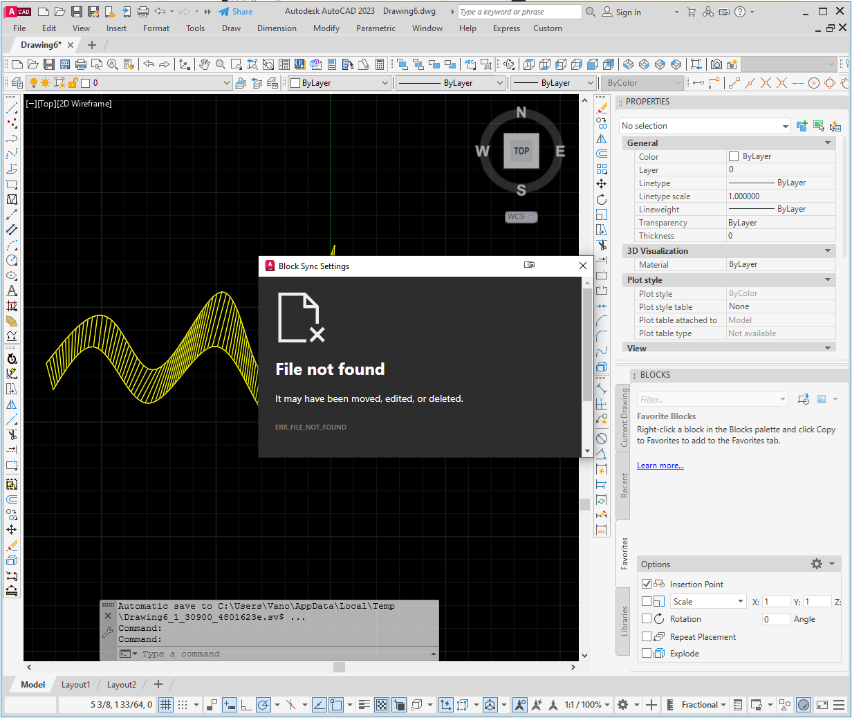 Blocks Sync Settings - File Not found - Autodesk Community