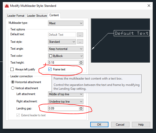 Solved: Leader frame - Autodesk Community