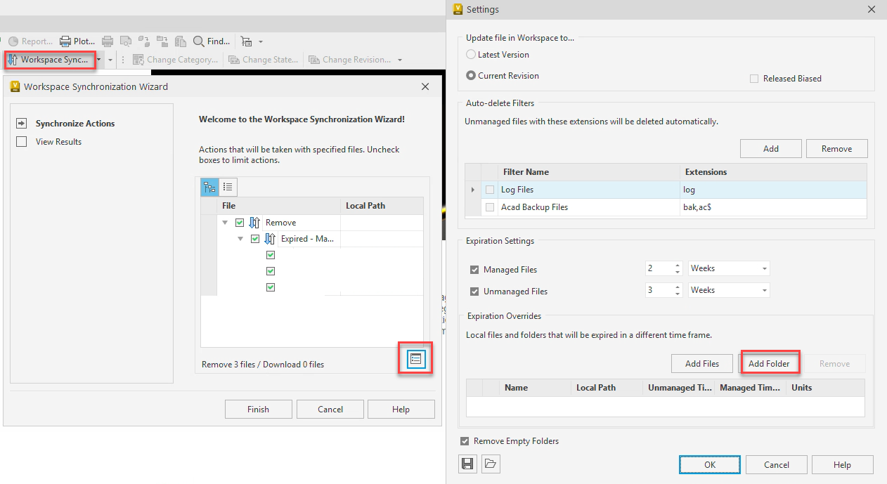 Solved: Workspace sync removes Inventor templates files which are ...