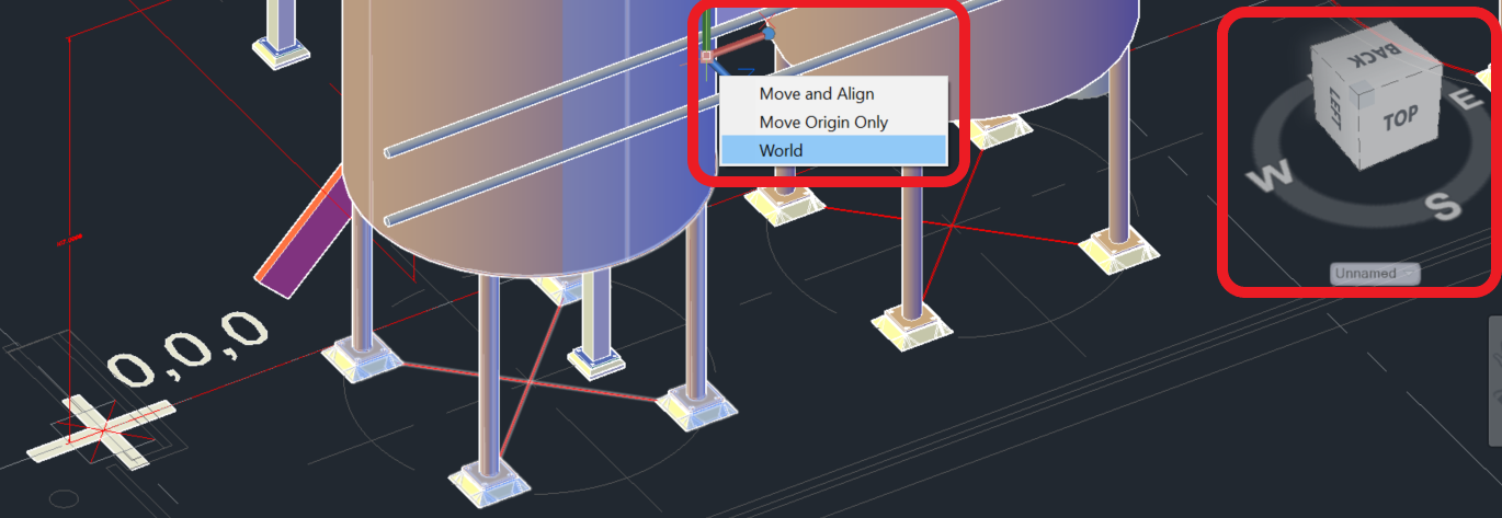 Solved: 0,0,0 coordinates moving in view - Autodesk Community