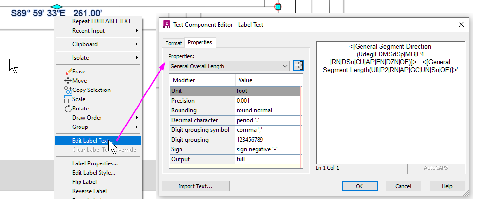 Solved: BEARING AND DISTANCE LABEL ON BOUNDARY LINE - Autodesk Community