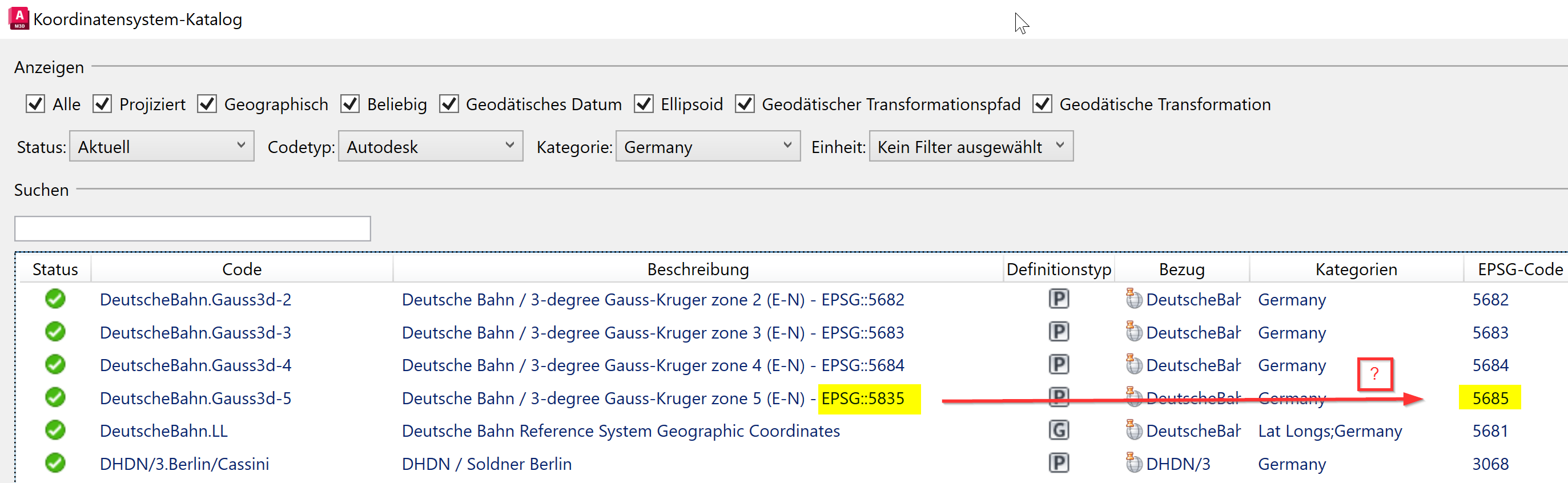 Coordinate System DB_REF Zone 5 missing - Autodesk Community