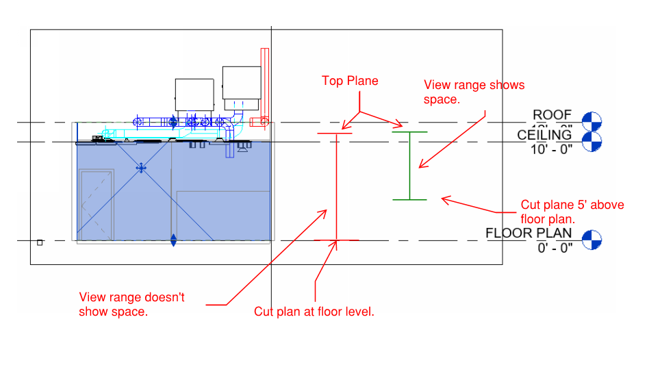 Solved: Spaces not visible in Floor Plan/RCP, but they are in section views. - Autodesk Community