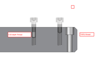 Interference Analysis, "full depth" threaded holes not showing proper results - Autodesk Community