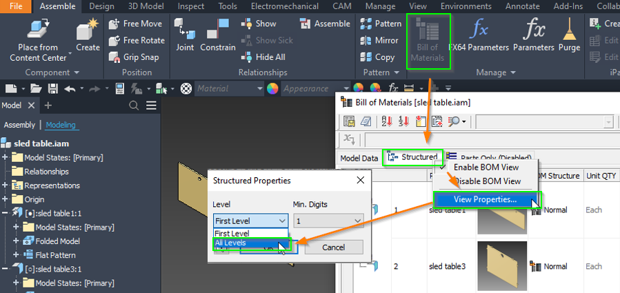 Solved: Can't extend Sub-Assembly in Drawing Parts List - Autodesk Community