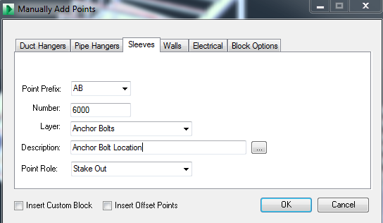 Solved: Insert Offset Points Check Box Function - Autodesk Community