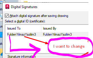 Digital Signature - Change Certification - Autodesk Community