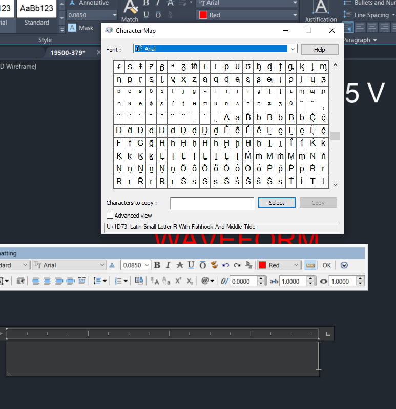 CHARACTER MAP ISSUE. - Autodesk Community