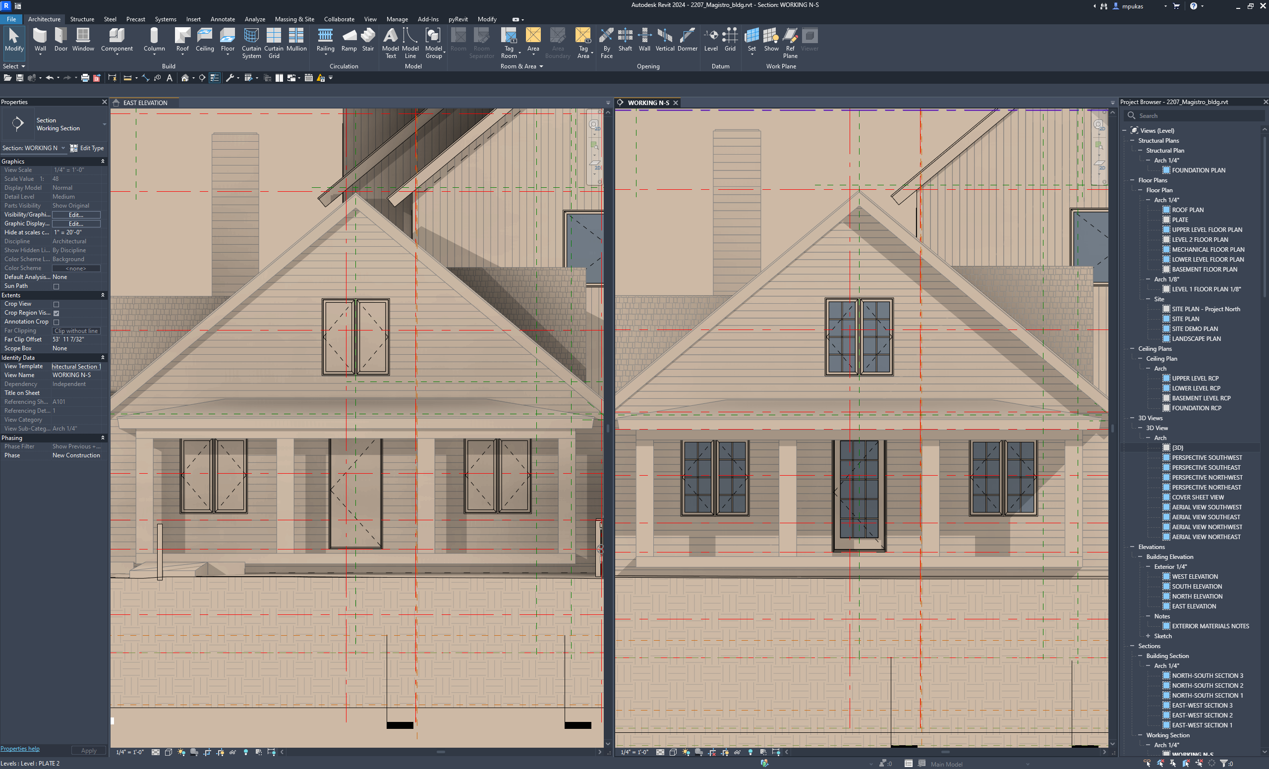 Solved: graphics in elevation and section are different - Autodesk Community