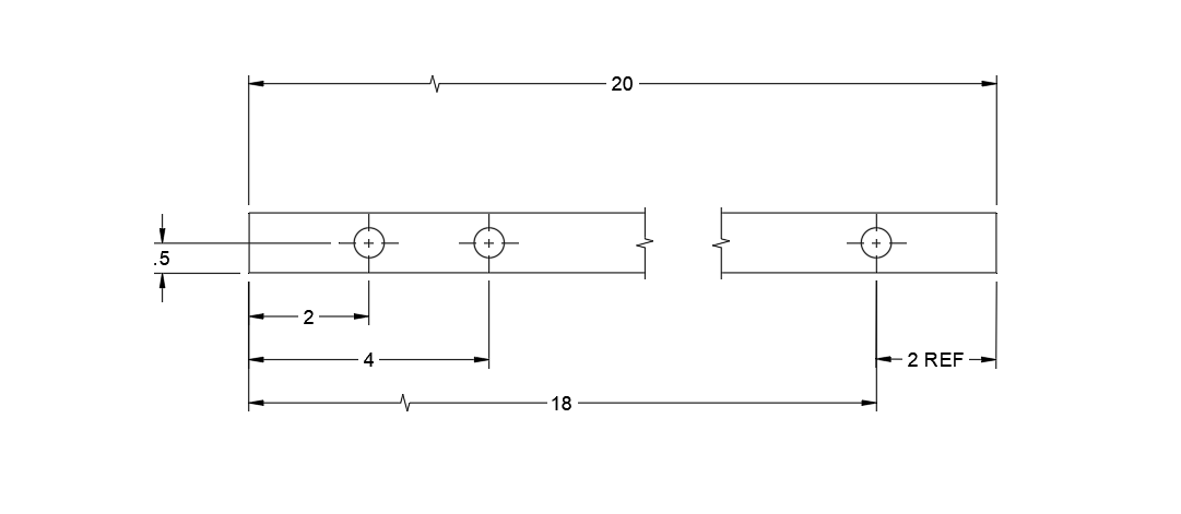 Drawing Dimensions over broken views (Break view) incorrect on edge ...