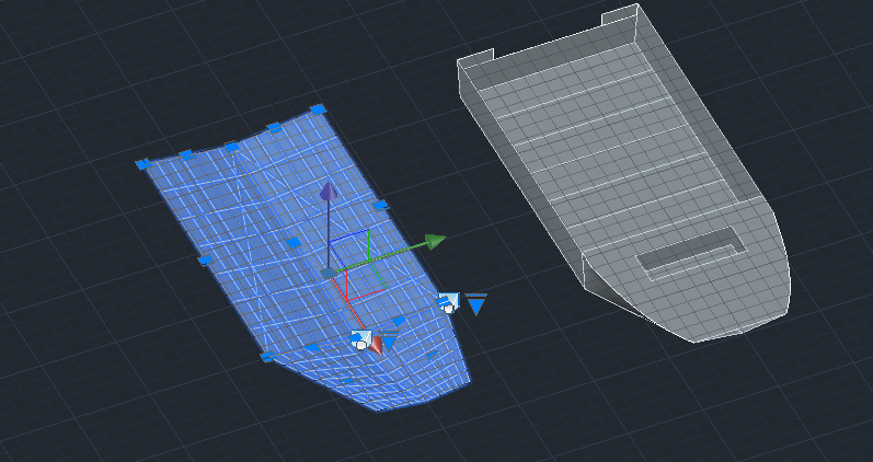 Convert a 3D surface to a 2D surface, but the 2D surface must have the same area as the 3D ...