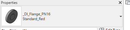 Solved: Flange family are not show in pipe routing - part type is ...