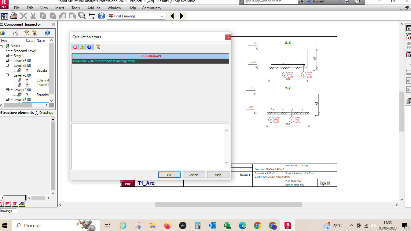 Solved: Footing - problems with reinforcemnet arranjement - Autodesk Community