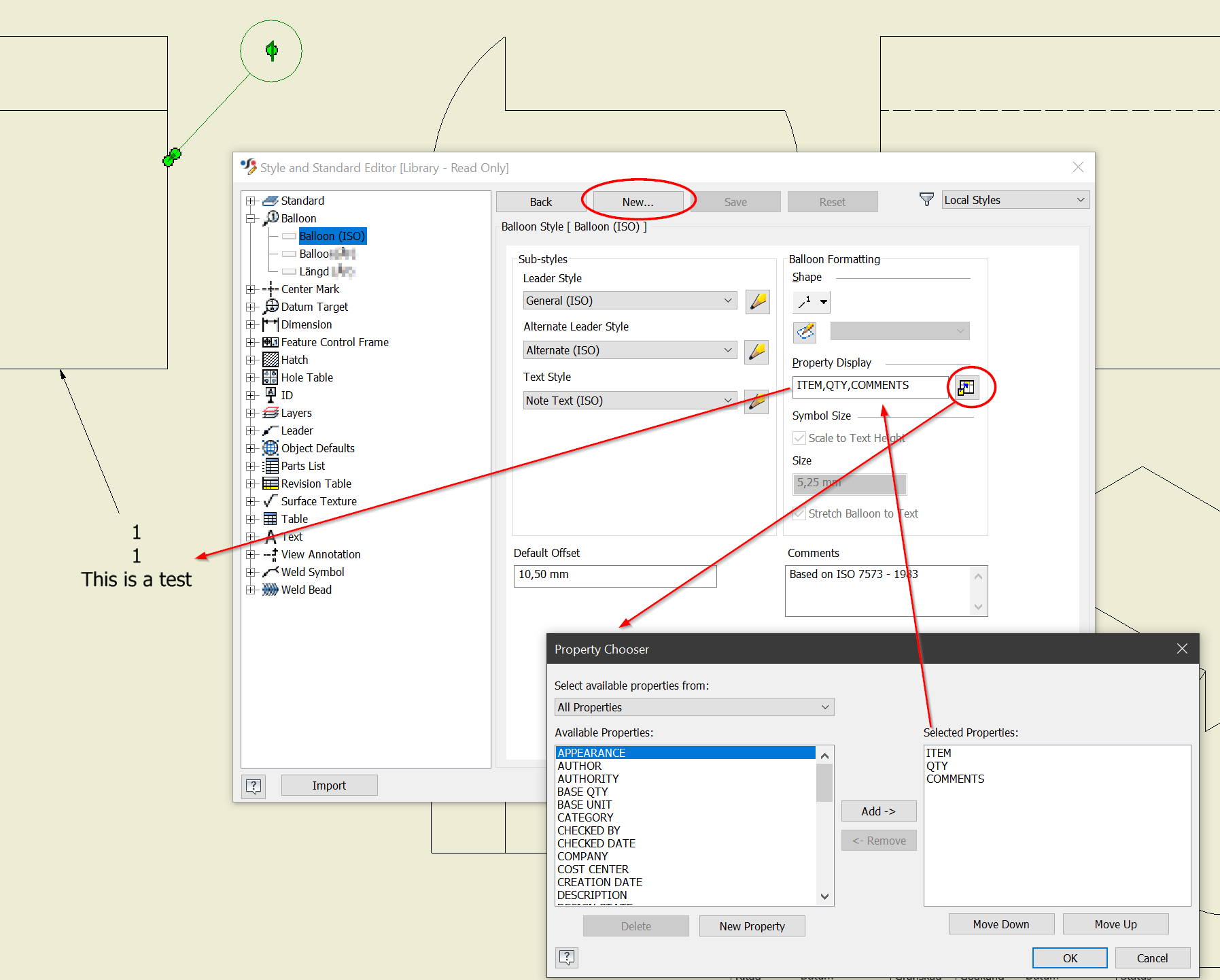 Adding text under a "all entry text ballon"? - Autodesk Community