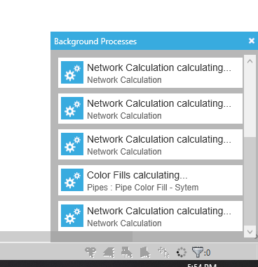 Cannot perform save this document command because background calculations are in progress ...