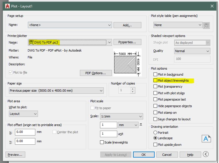 AutoCAD is plotting lines that are showing as hatches in Adobe ...