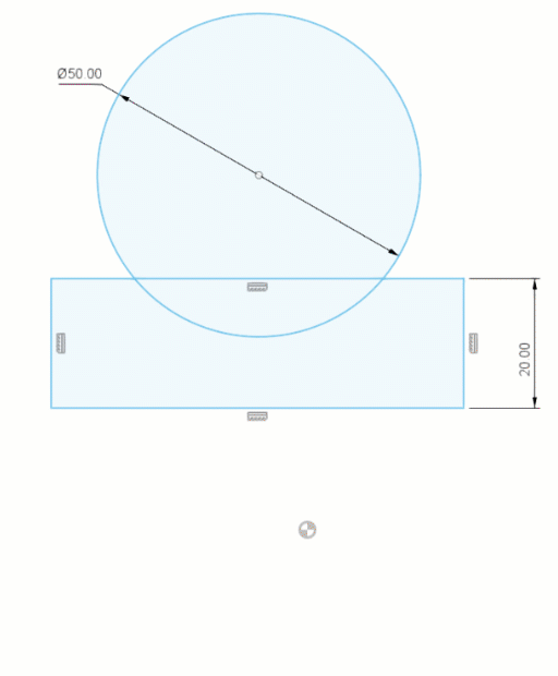 Solved: Dimension the distance to the edge of a circle - Autodesk Community