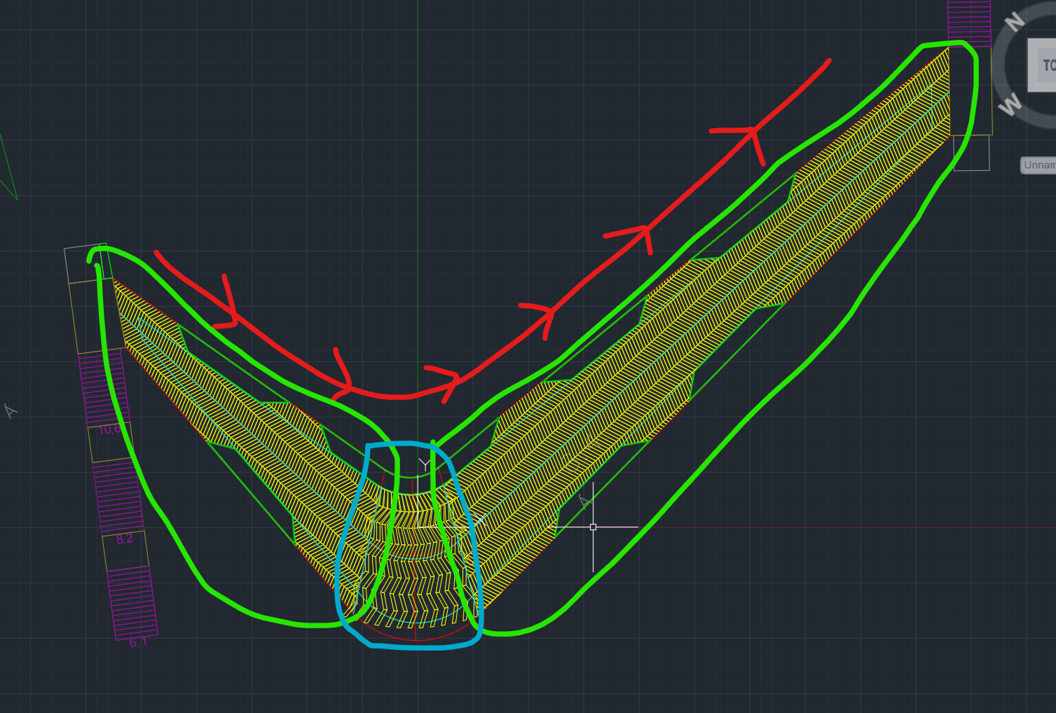 Creating a paving design that align the curve - Autodesk Community