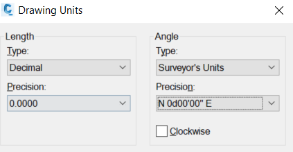 Help me understand Surveyor's Unit angles. Please. - Autodesk Community