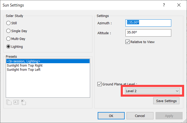 Solved: How to move the Sun Path up to height of Project Base Point? - Autodesk Community