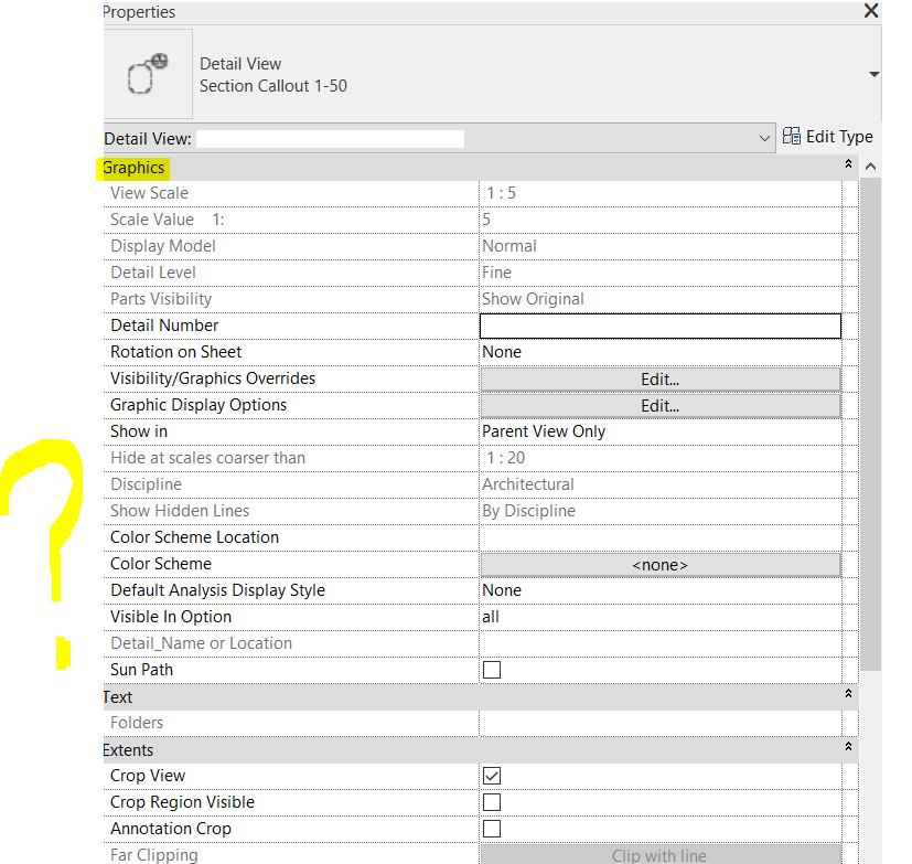 Solved: Project parameter for graphics properties on callout and detail views - Autodesk Community