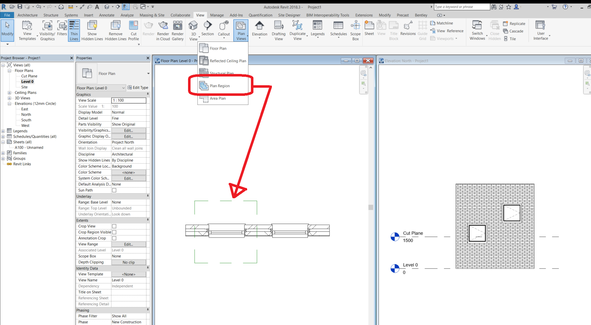 Split Section Line in Elevations and Plan View Simultaneously ...