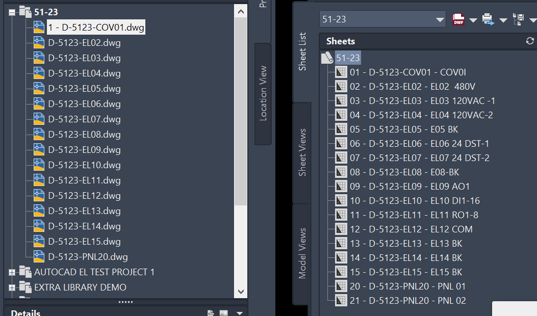 Moving from Sheet Set Manger to AutoCAD Electrical Project Manager ...