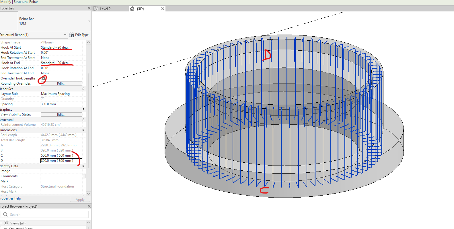 Modelagem de armadura para formas circulares no Revit - Autodesk Community