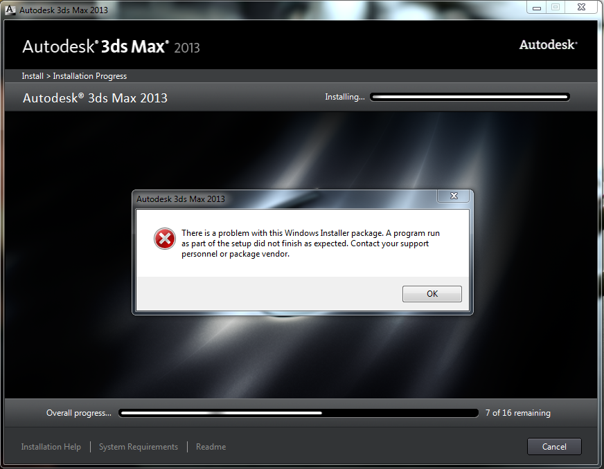 3ds Max 2013 Student version - got trouble when installing - Autodesk ...