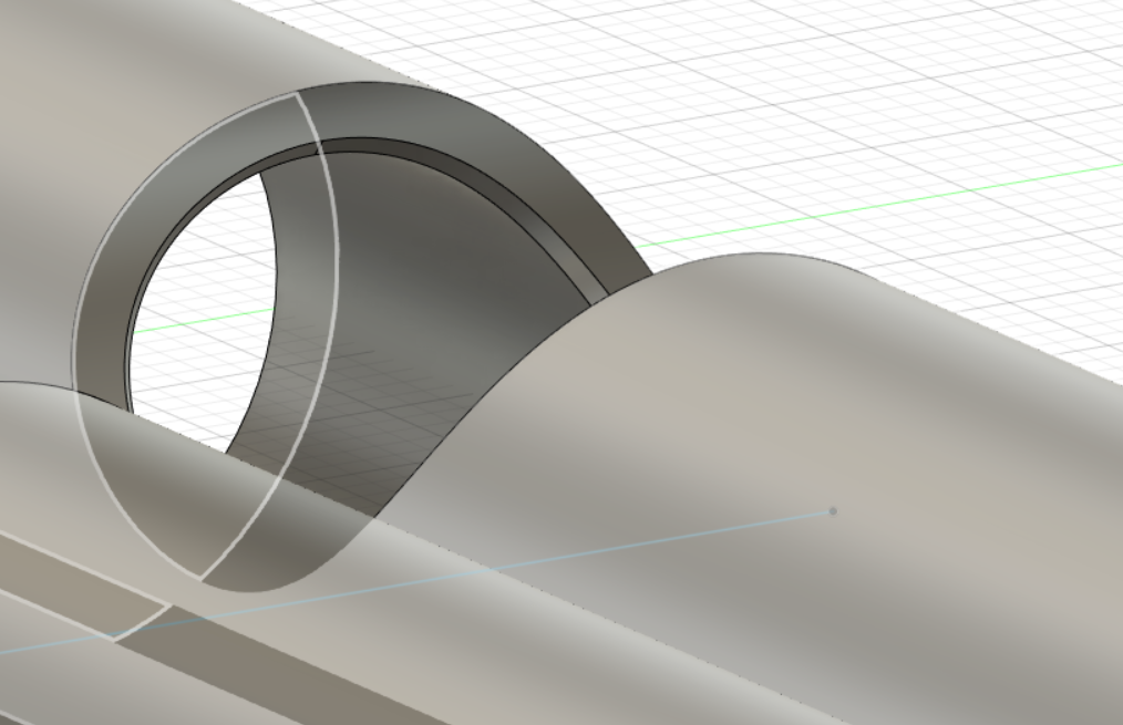 chamfer with a lollipop cutter inside the groove in the pipe - Autodesk ...