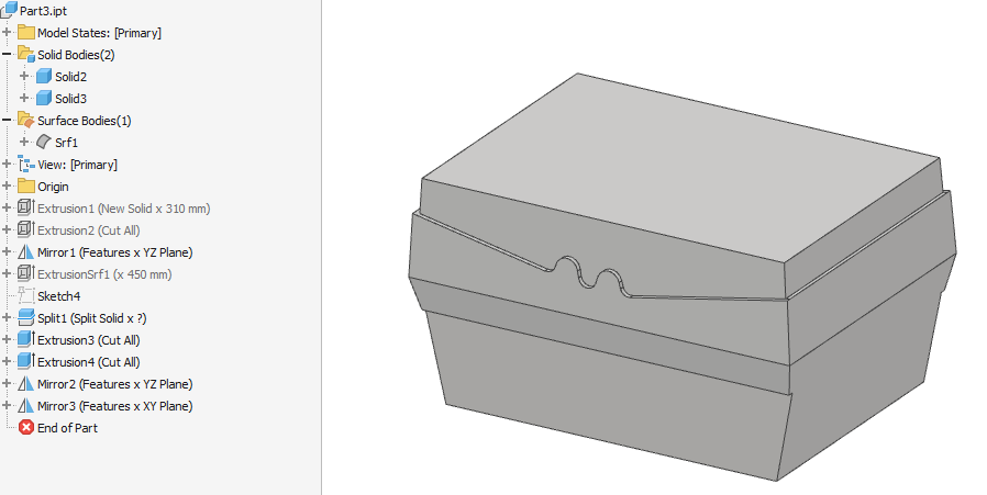 Solved: Cut Away part of plastic part - Autodesk Community