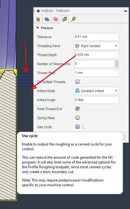 Solved: Internal thread tool creation issues. - Autodesk Community