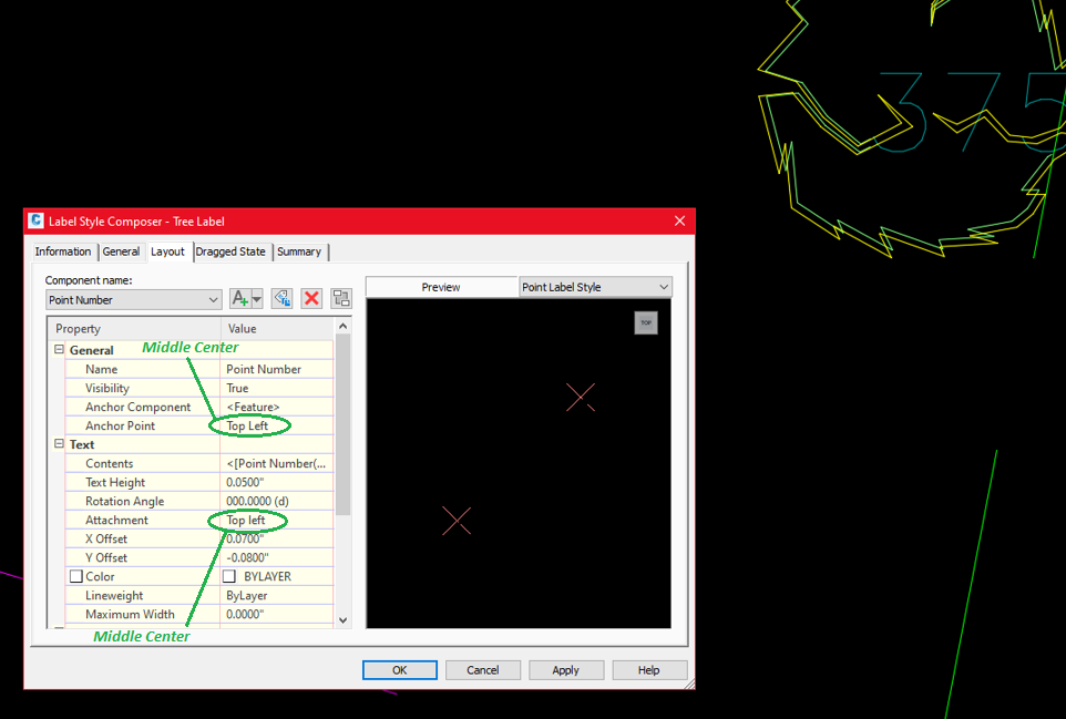 Solved: Easier way to Edit Point Label - Autodesk Community
