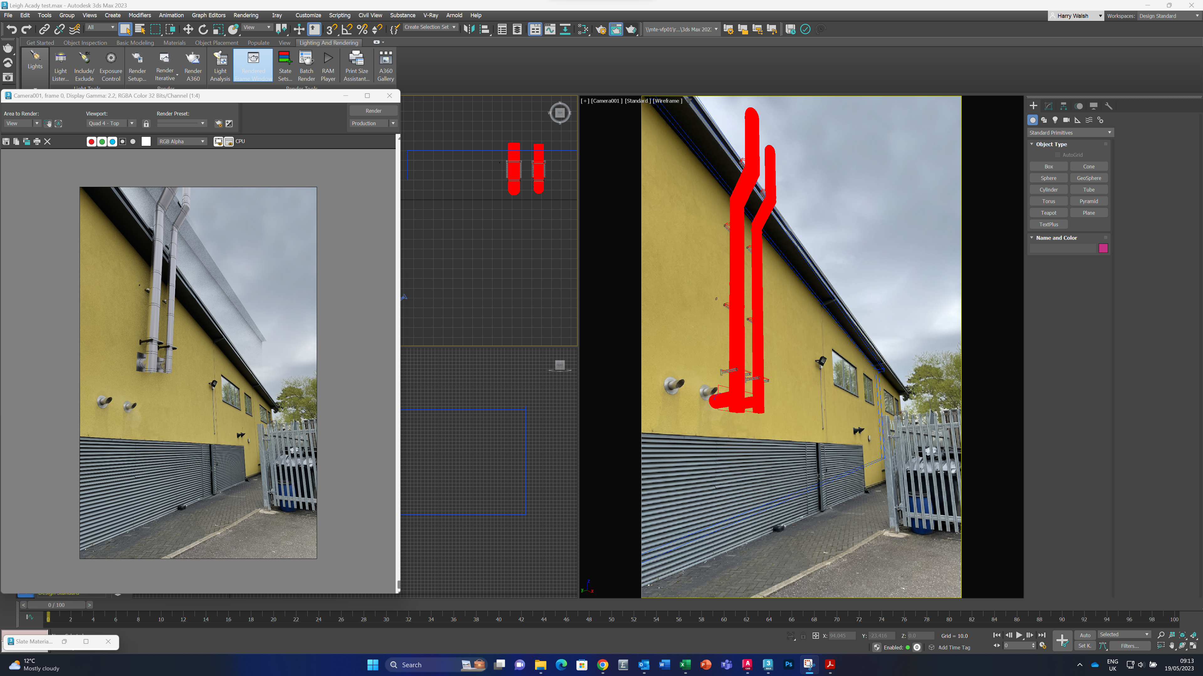 Rendered model not matching Viewport model - Autodesk Community