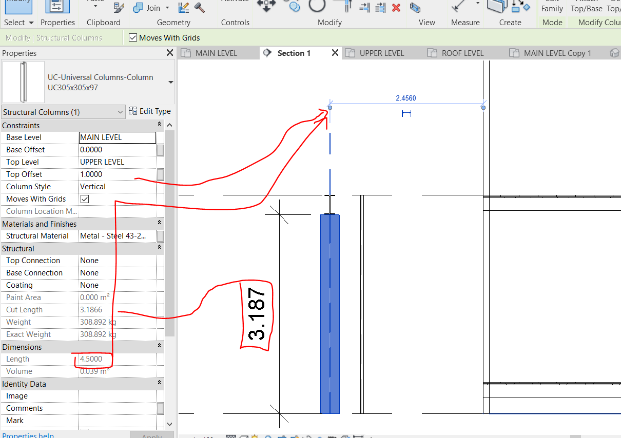 Solucionado: Columna estructural pierde parámetros para poder ...