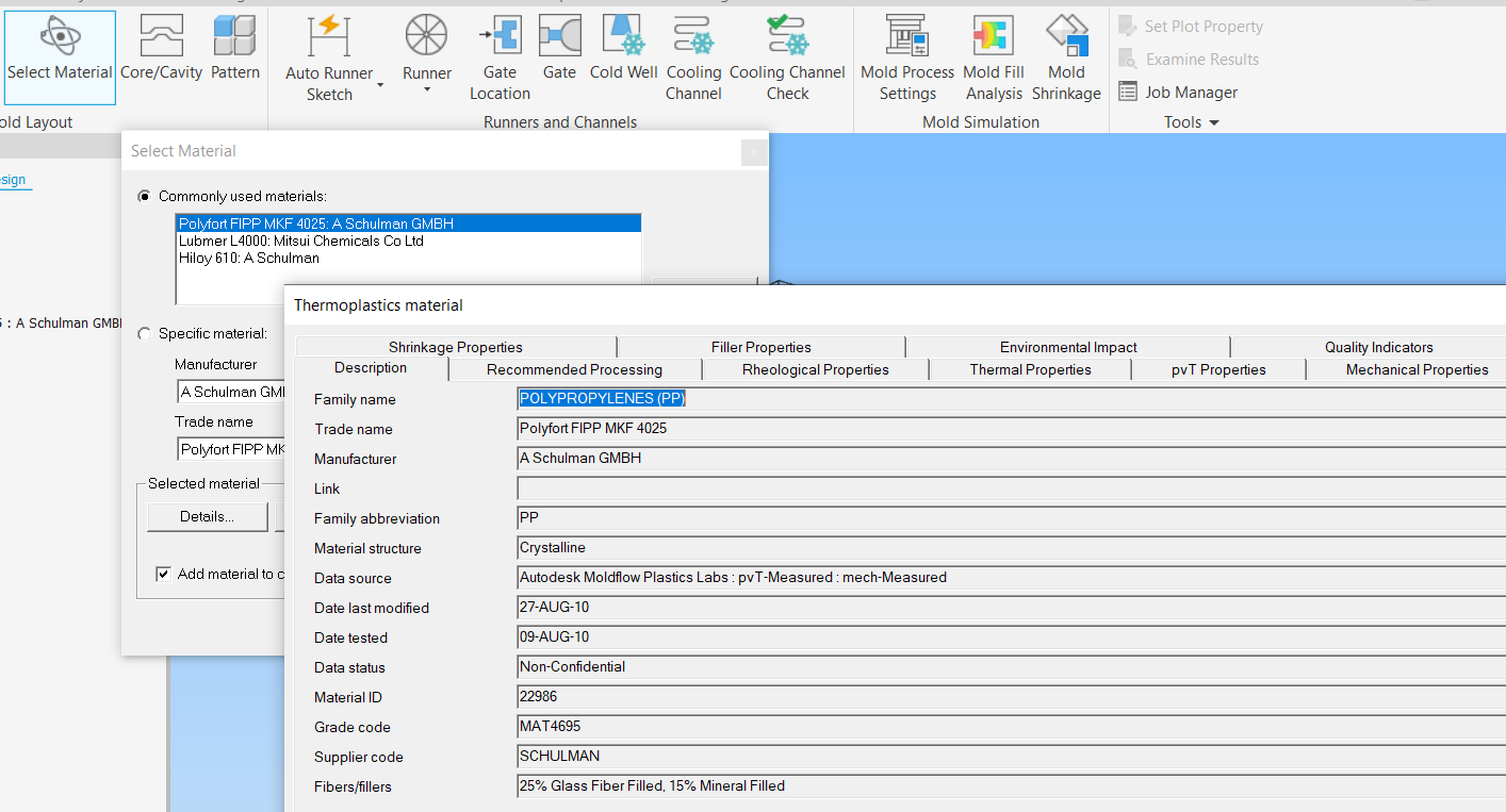 Solved: i cant pick materials in mold assemble - Autodesk Community