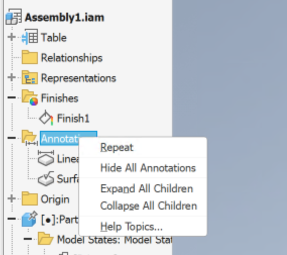 Show Hide All Annotations In Assembly Autodesk Community