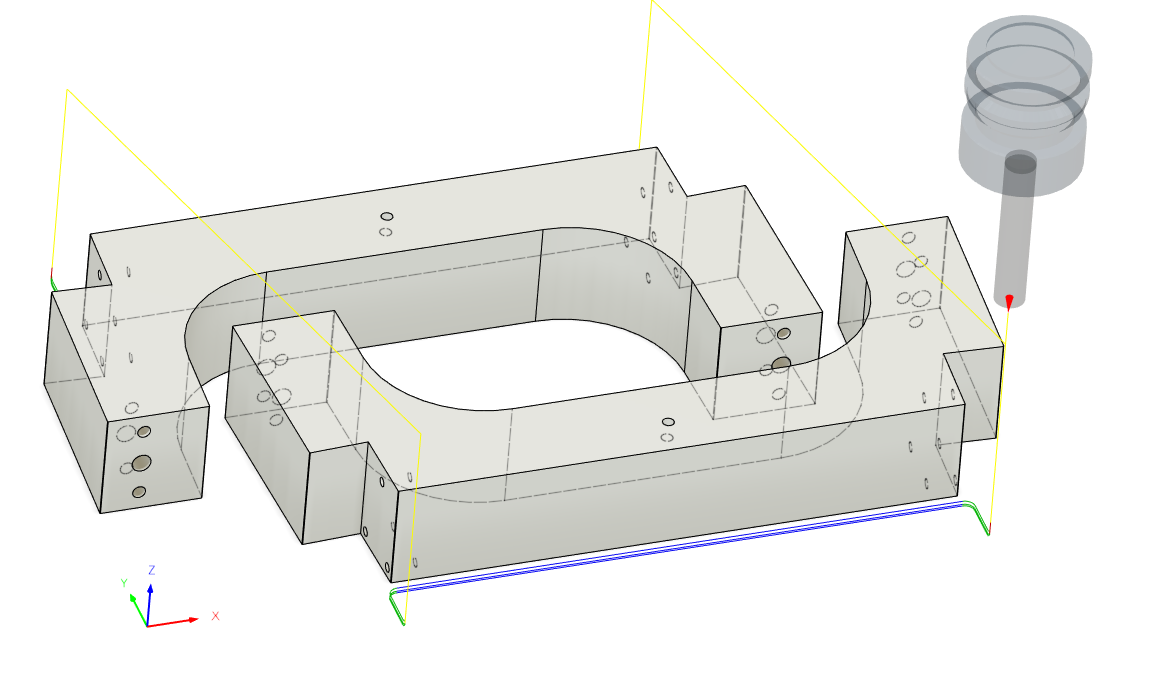 Solved: 2D Contour machine one to depth before moving on to the next ...