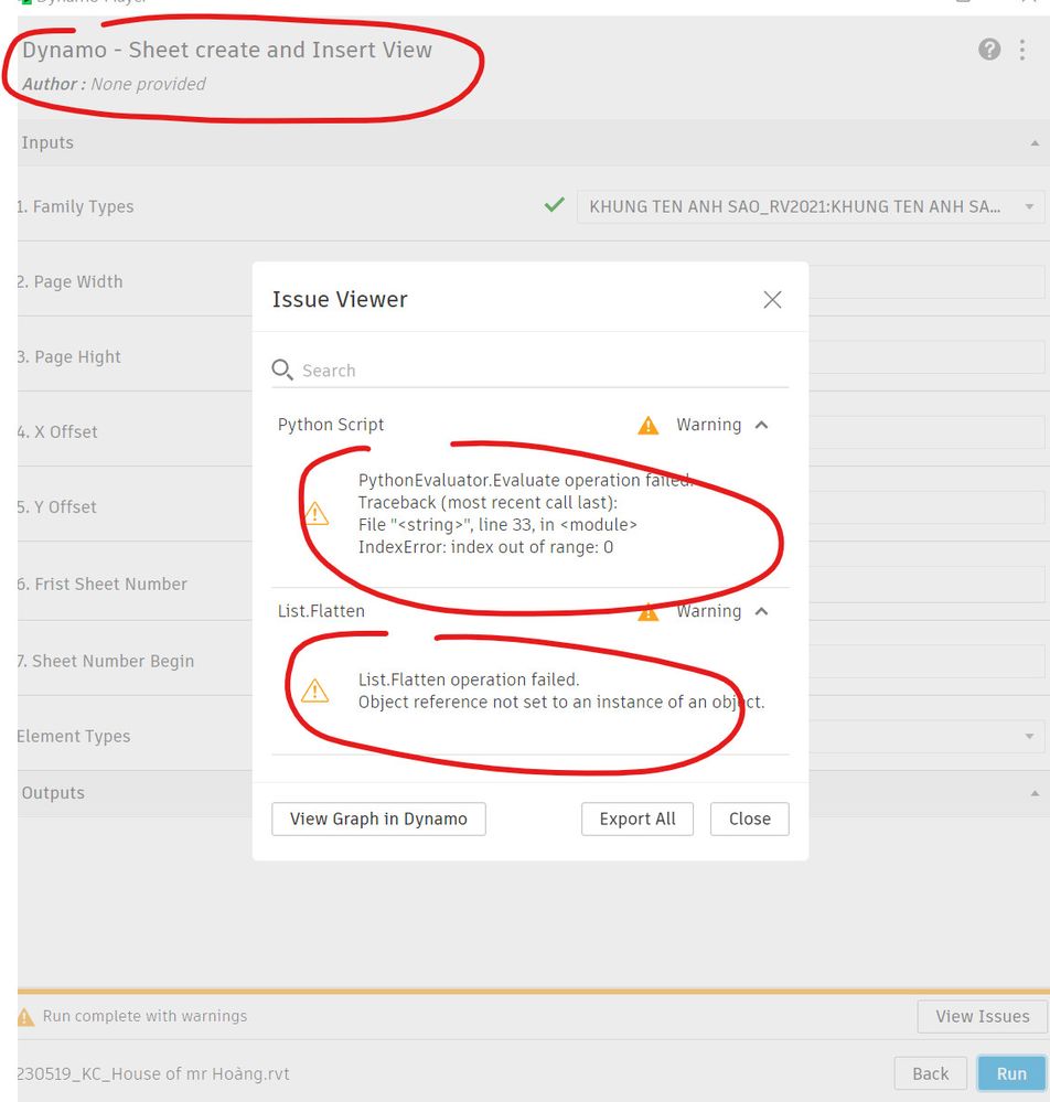 Solved: Dynamo create sheet and insert view wrong - Autodesk Community