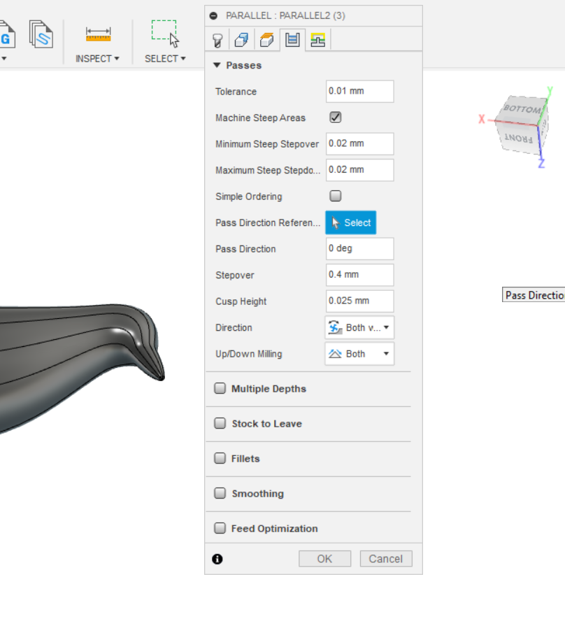 Solved: I would appreciate help understanding parallel toolpath and parameter selection ...