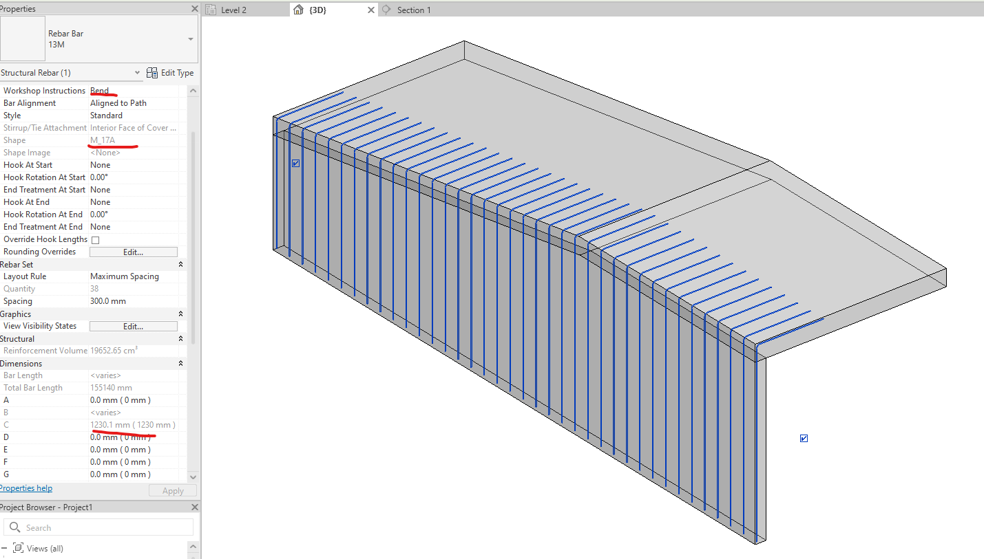 Free Form Rebar along Sloped Wall - Autodesk Community
