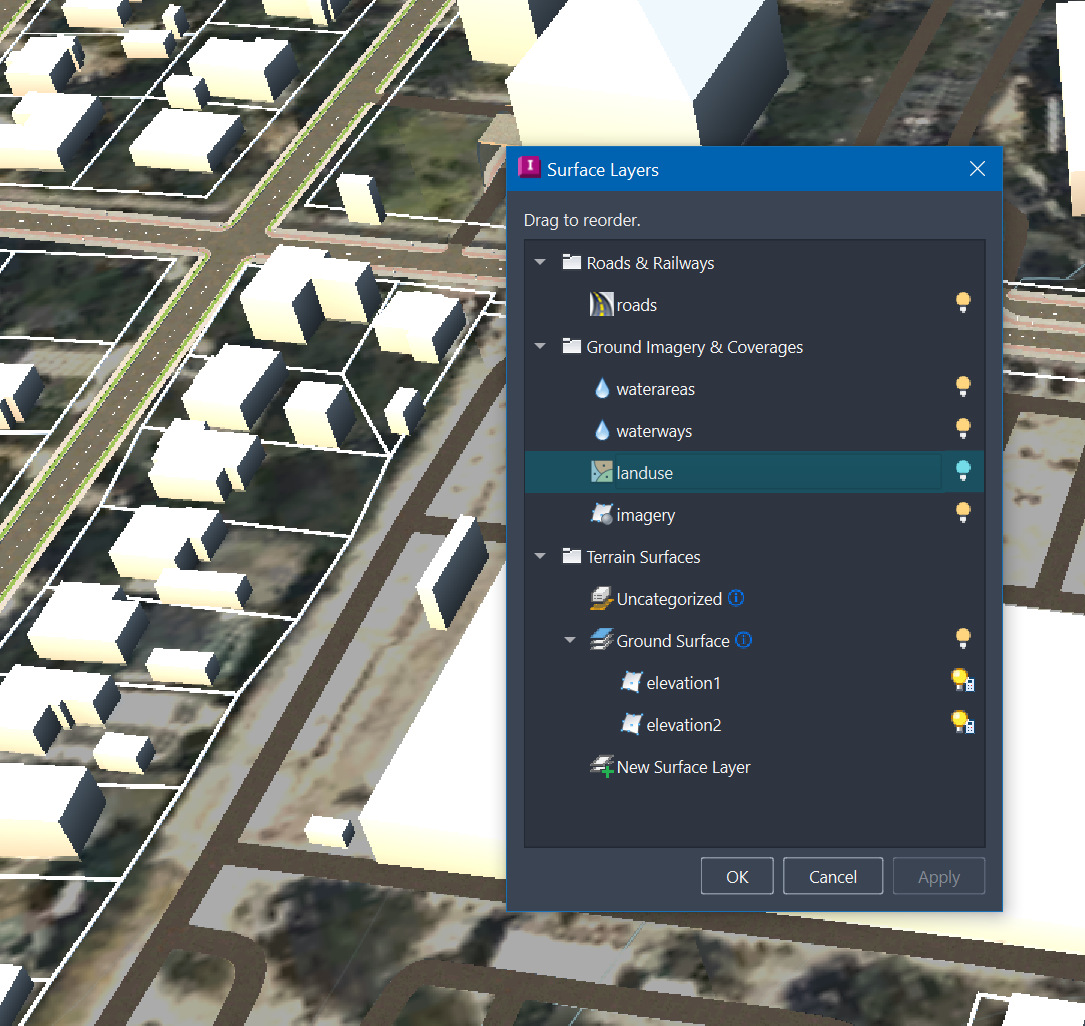 Unable to turn off display of landuse coverage. - Autodesk Community