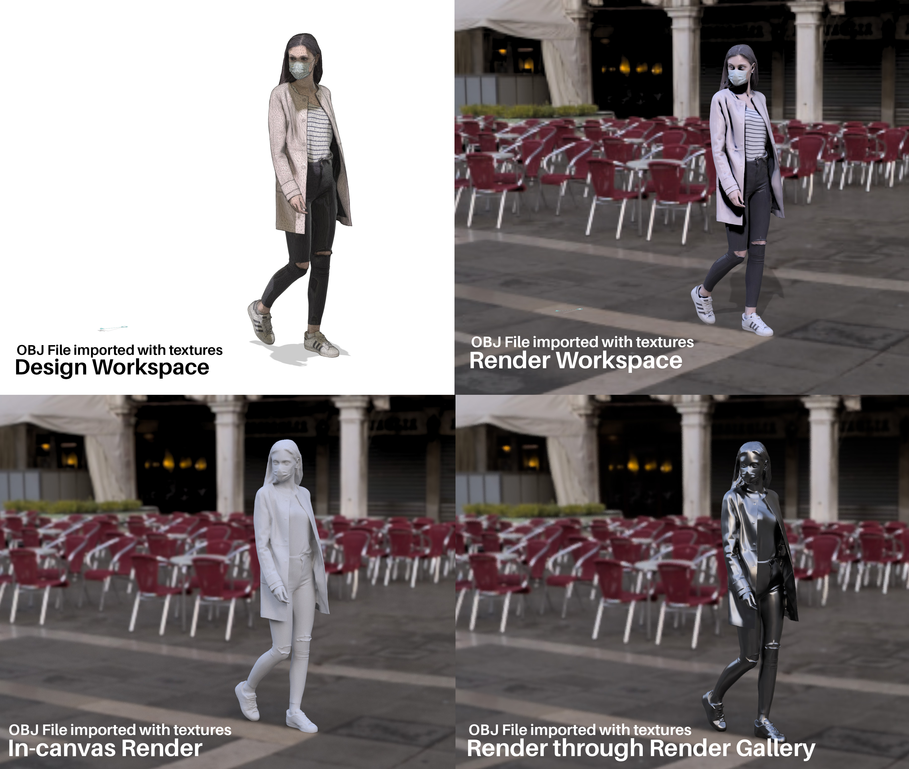 .obj model does not render correctly - Autodesk Community