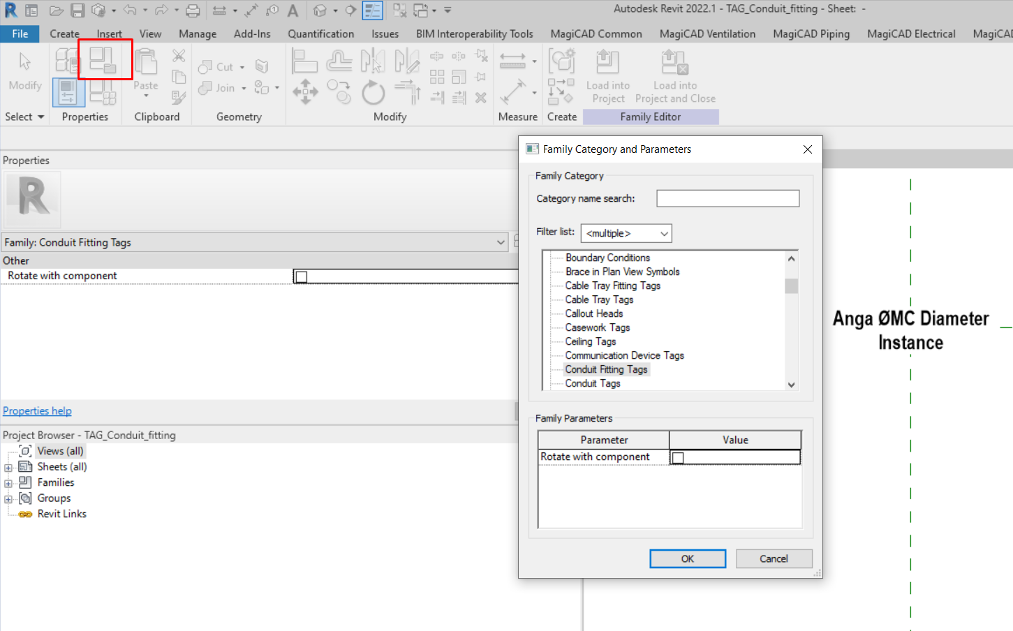 Solved: TAG CONDUIT FITTING (ANGLE) - Autodesk Community