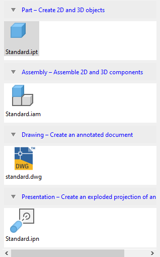Consistent NEW menu item order - Autodesk Community