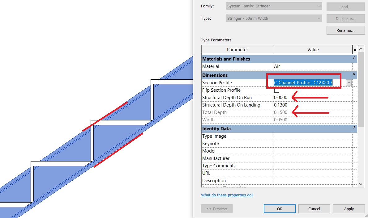 Solved: Stair stringer position and depth - Autodesk Community