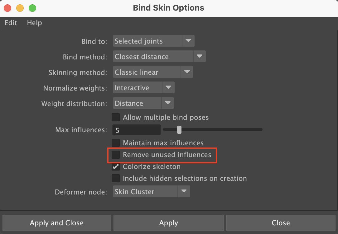 Solved: Bind Skin skipping joint - Autodesk Community